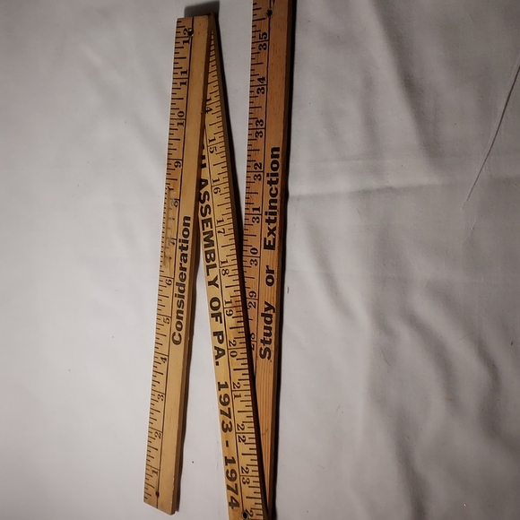 Vintage Tri-Fold Wood Ruler | Other | Vintage 973 Trifolding Wood Ioof ...